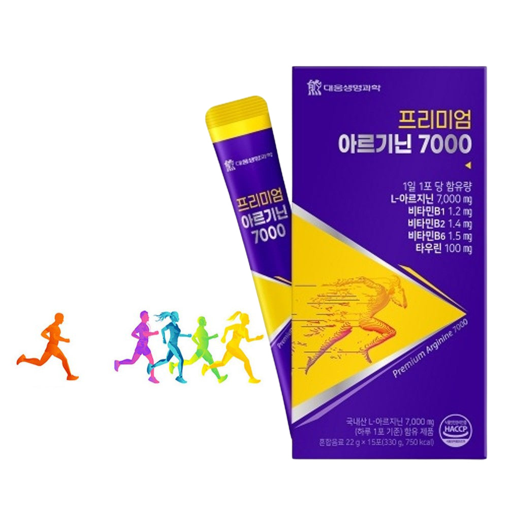 Daewoong L Arginine 7000mg Taurine VitaminB Extract Liquid Stick Type